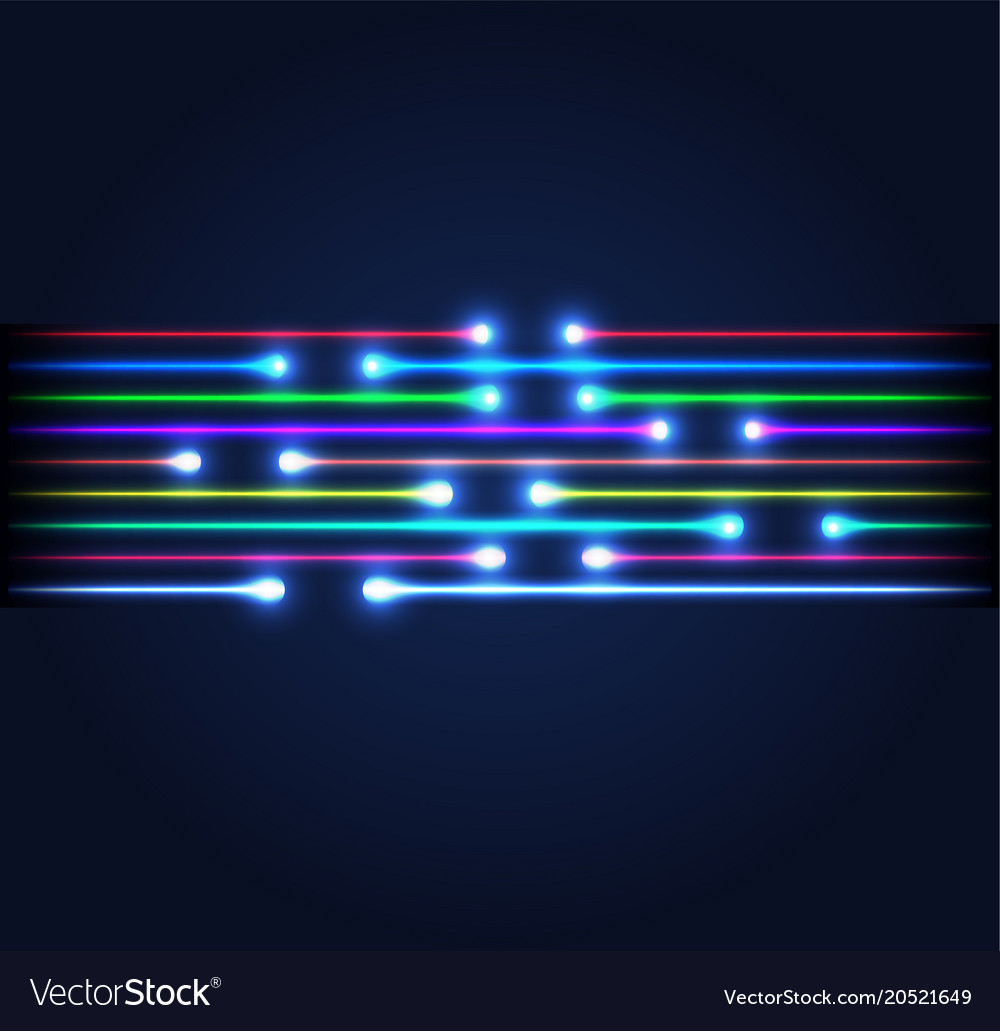 Fiber optic connection Royalty Free Vector Image