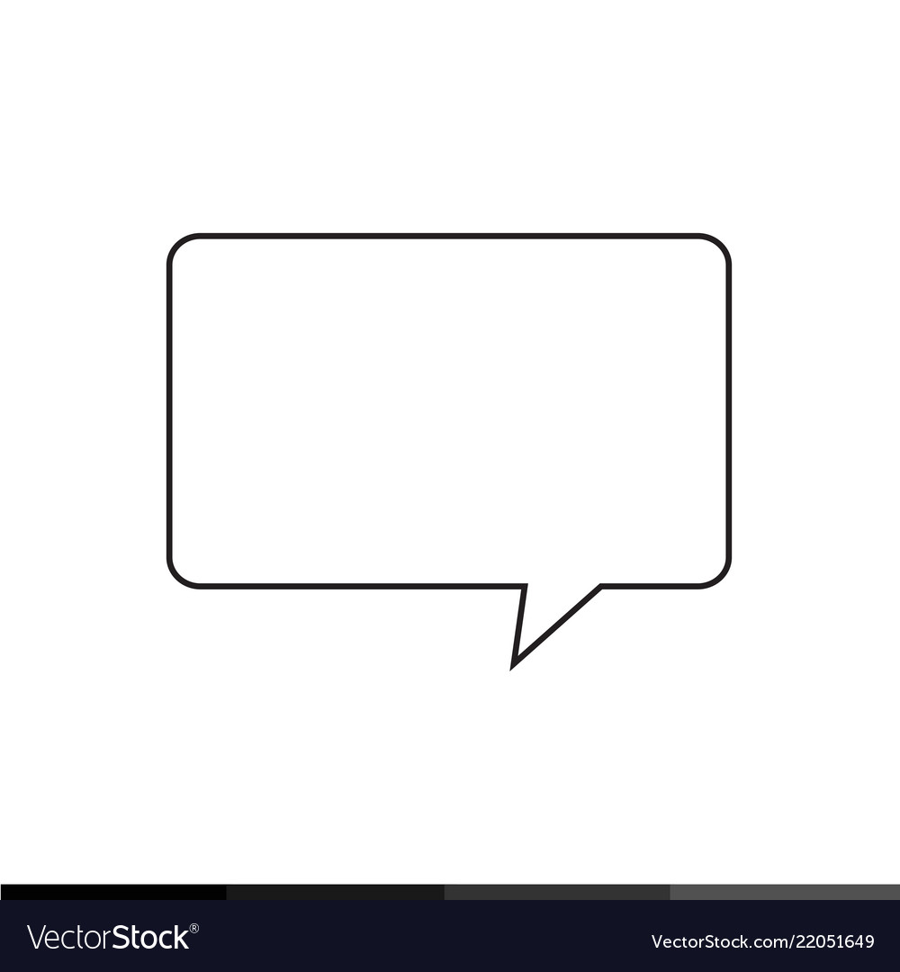 Speech bubble icon design Royalty Free Vector Image