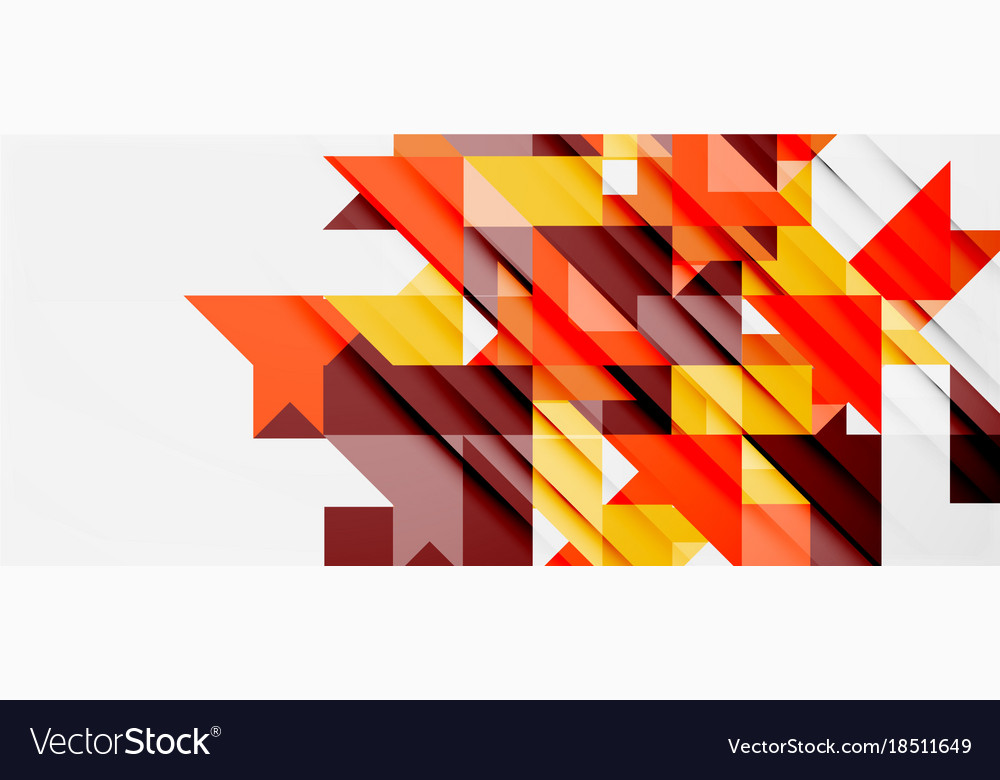 Triangle Pattern Design Background Royalty Free Vector Image
