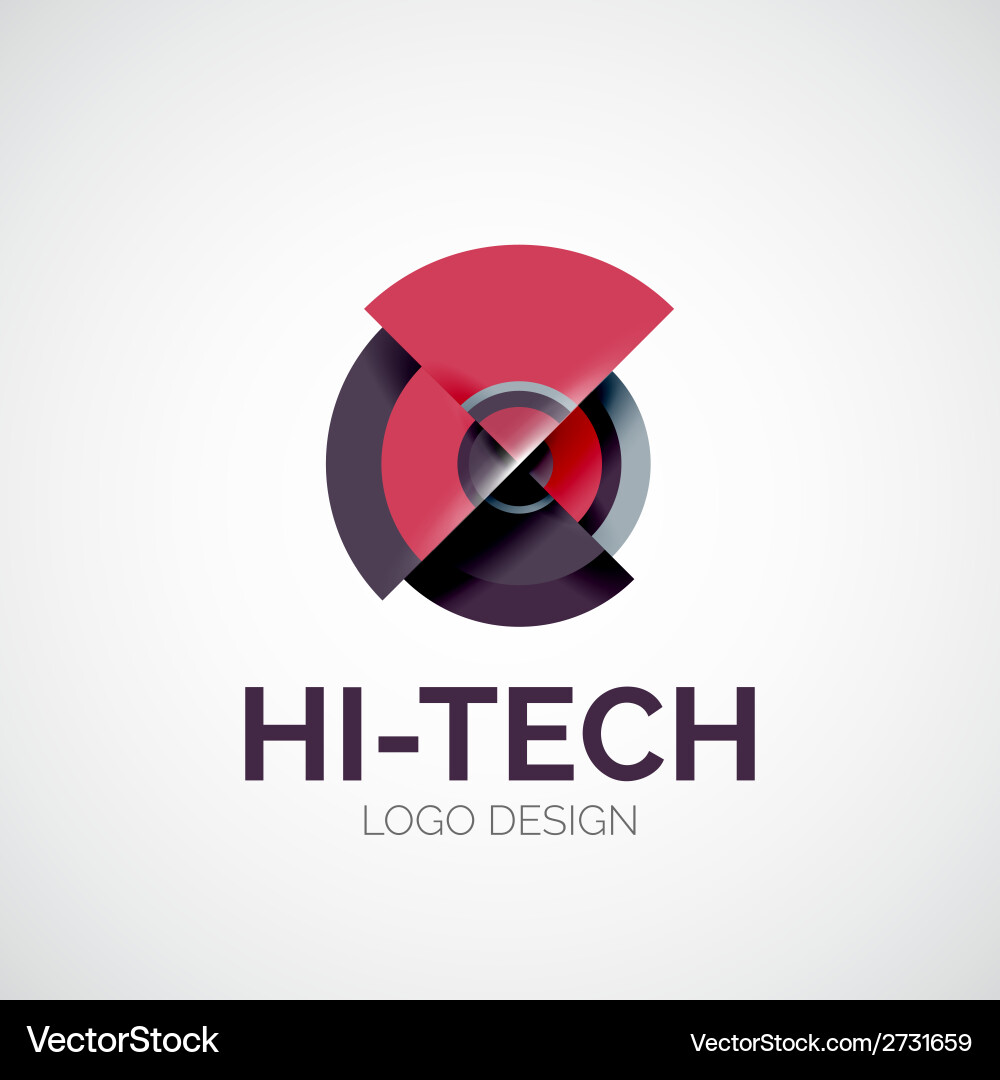 Abstract logo design Royalty Free Vector Image