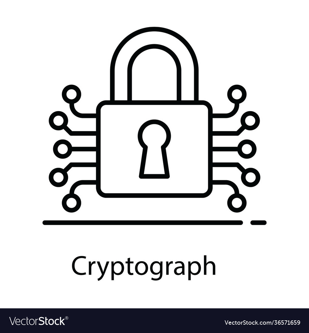 Cryptography Royalty Free Vector Image - VectorStock Cryptography Royalty Free Vector Image - VectorStock