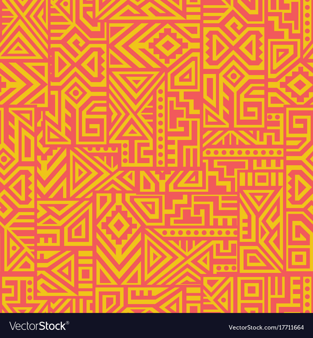 Creative seamless pattern Royalty Free Vector Image