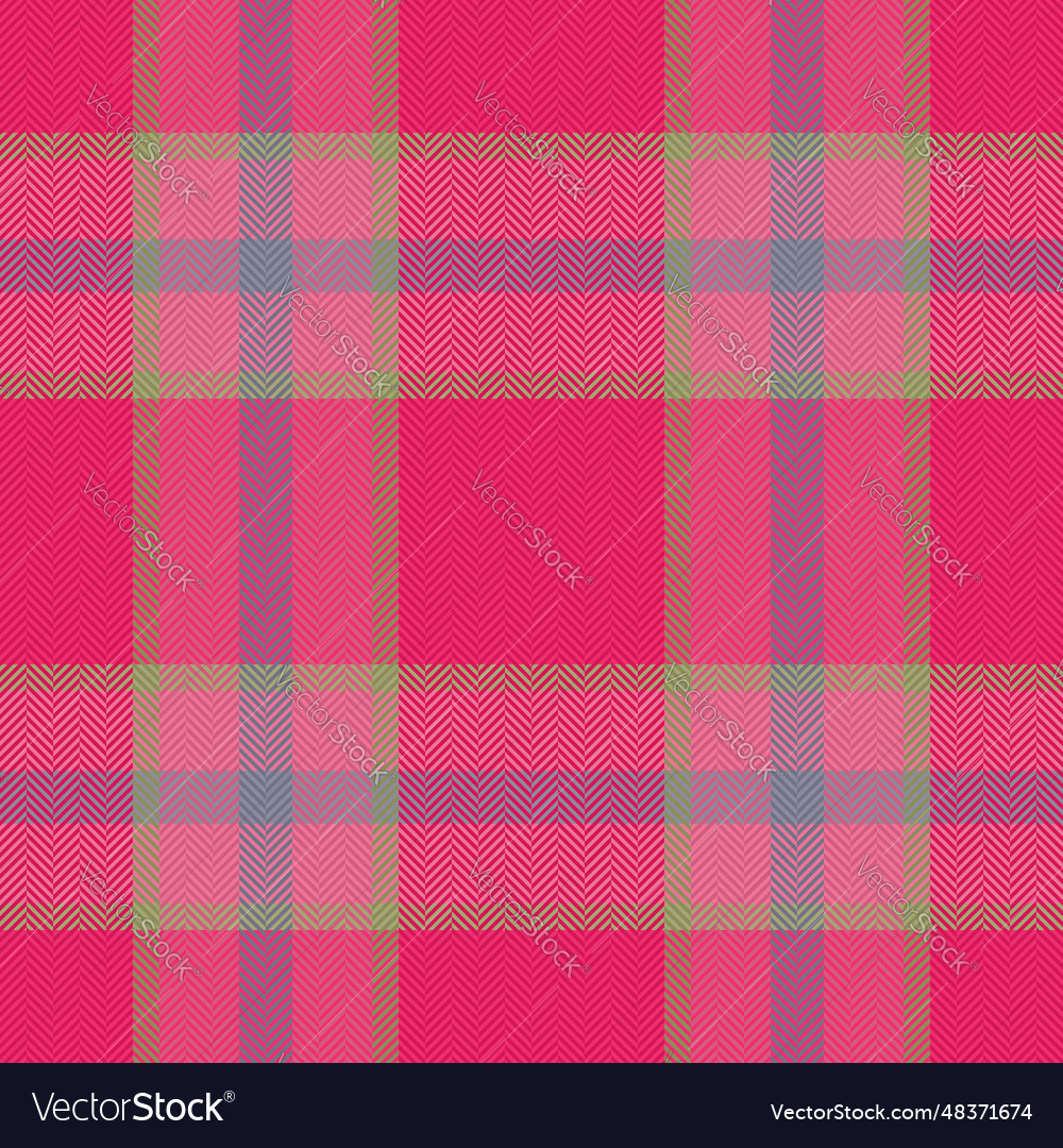Seamless check pattern of background textile with Vector Image