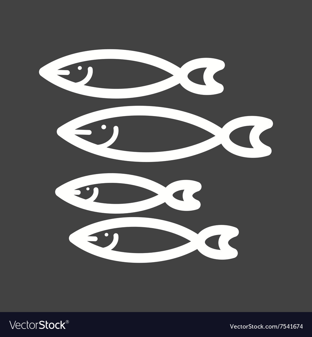 Small fish Royalty Free Vector Image - VectorStock