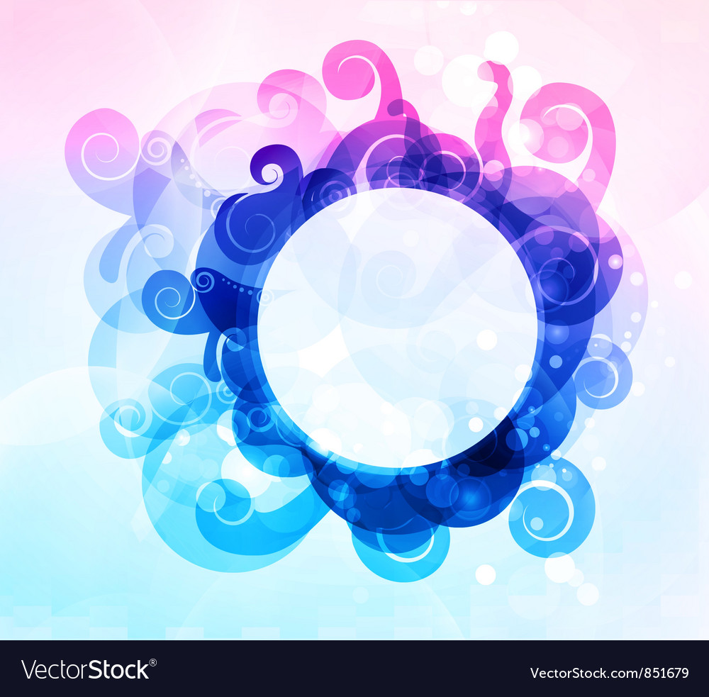 Colorful abstract frame Royalty Free Vector Image