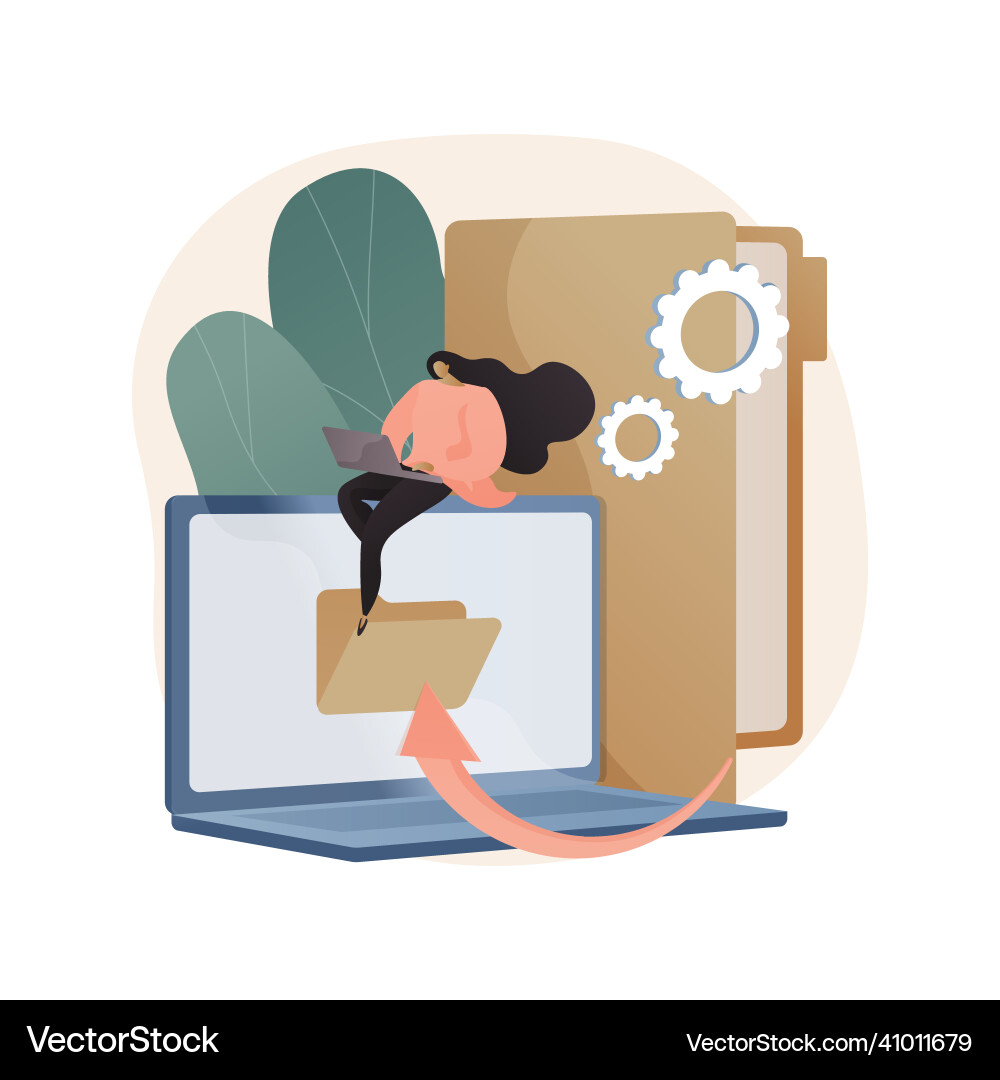 Digital transformation abstract concept Royalty Free Vector
