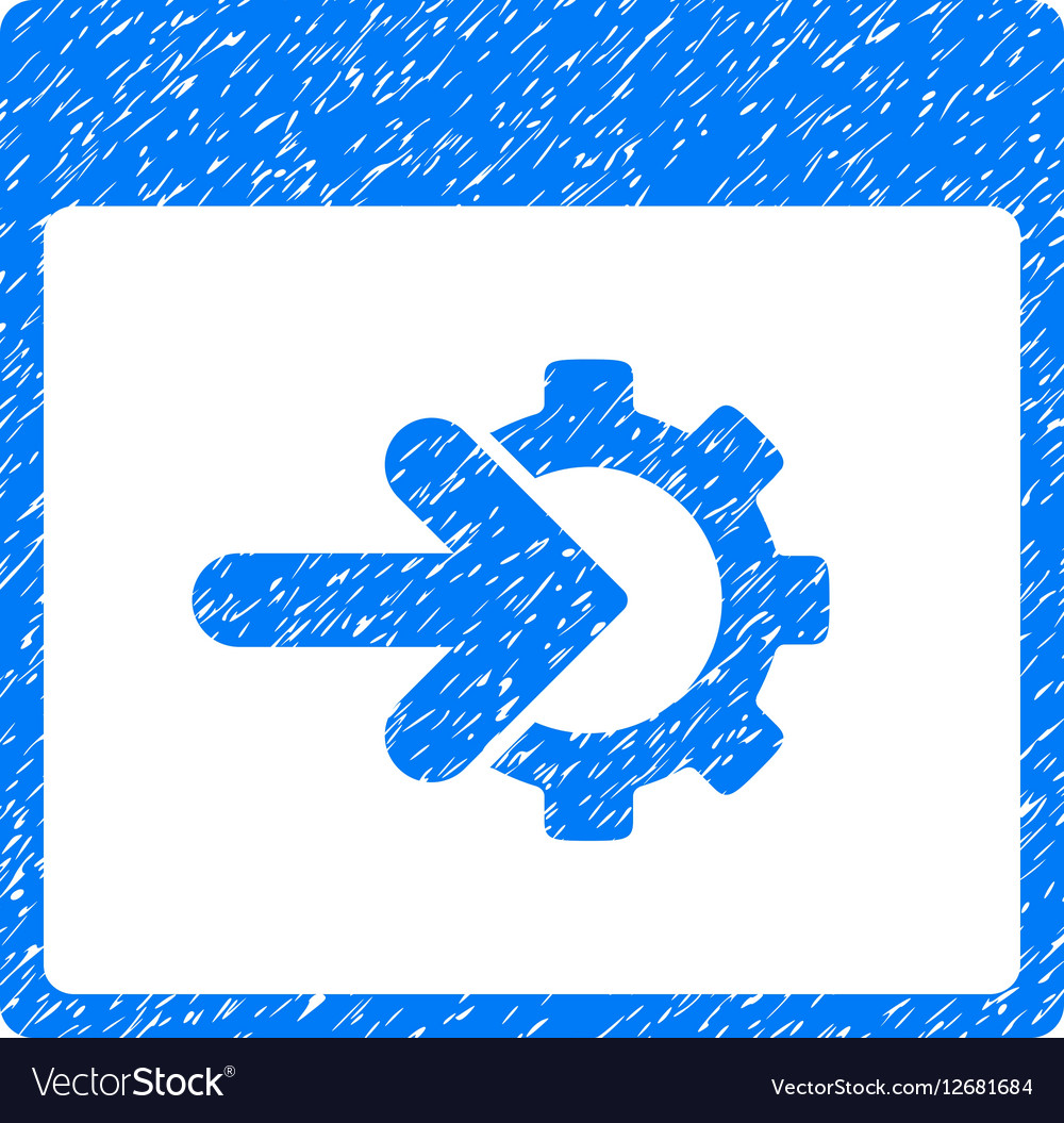 Cog Integration Calendar Page Grainy Texture Icon Vector Image Cog Integration Calendar Page Grainy Texture Icon Vector Image