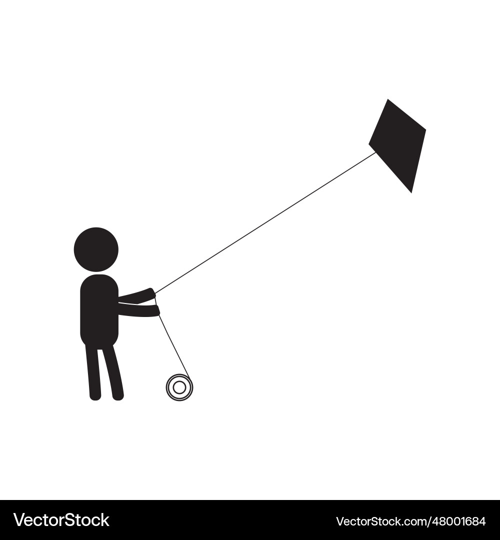 Kite icon Royalty Free Vector Image - VectorStock