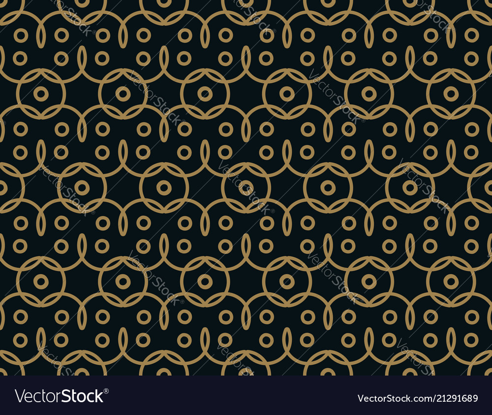 Seamless linear pattern with thin elegant curved Vector Image