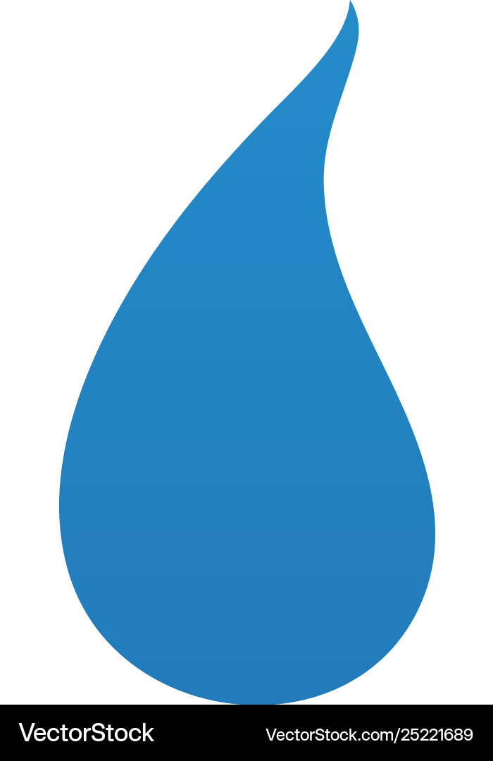 Water drop logo template Royalty Free Vector Image