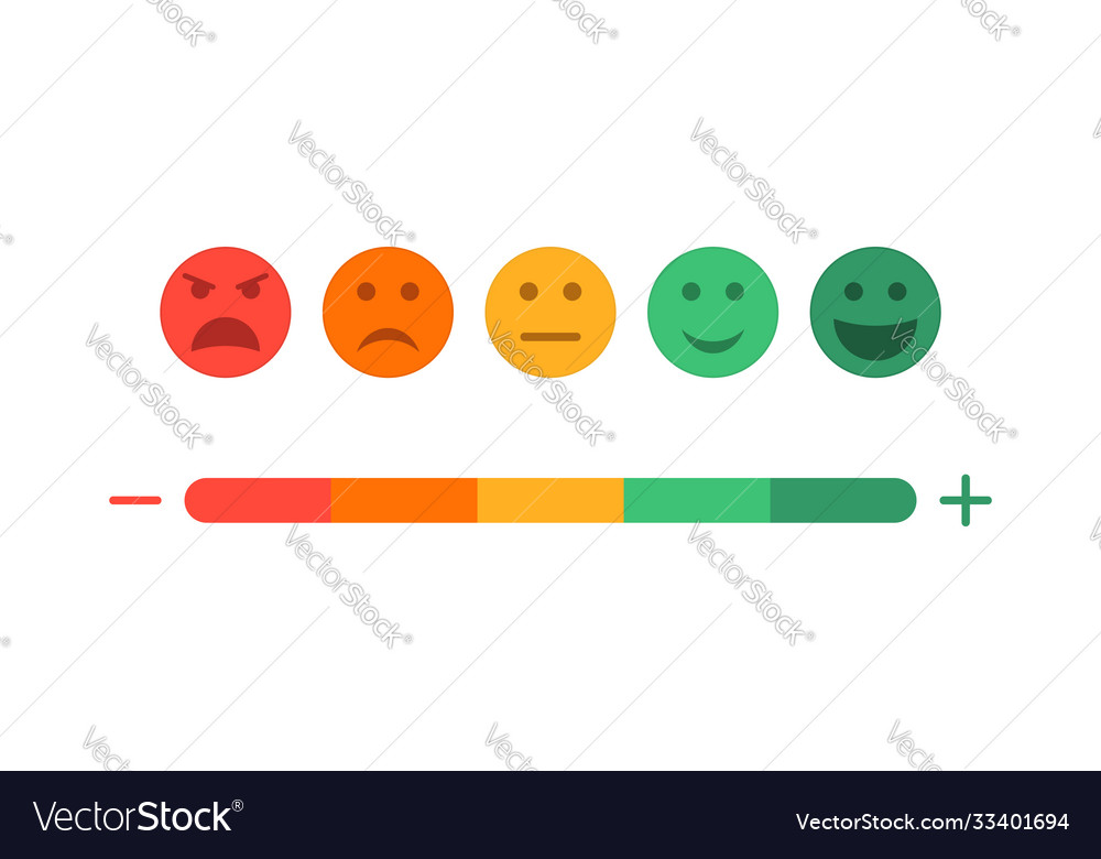 Feedback and level satisfaction customer Vector Image