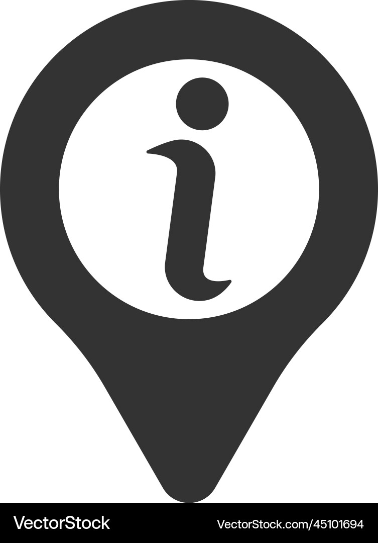 Location info icon Royalty Free Vector Image - VectorStock