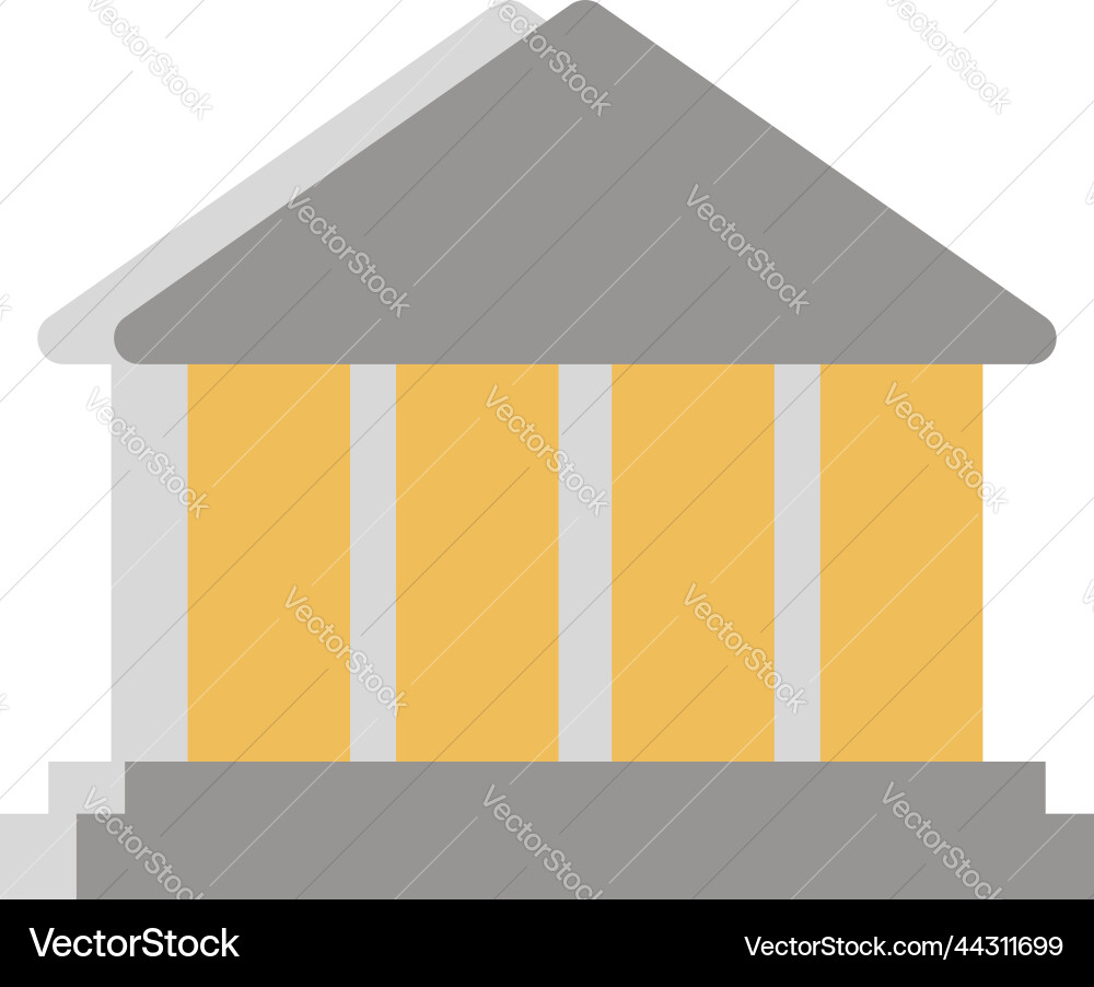 City bank on a white background Royalty Free Vector Image