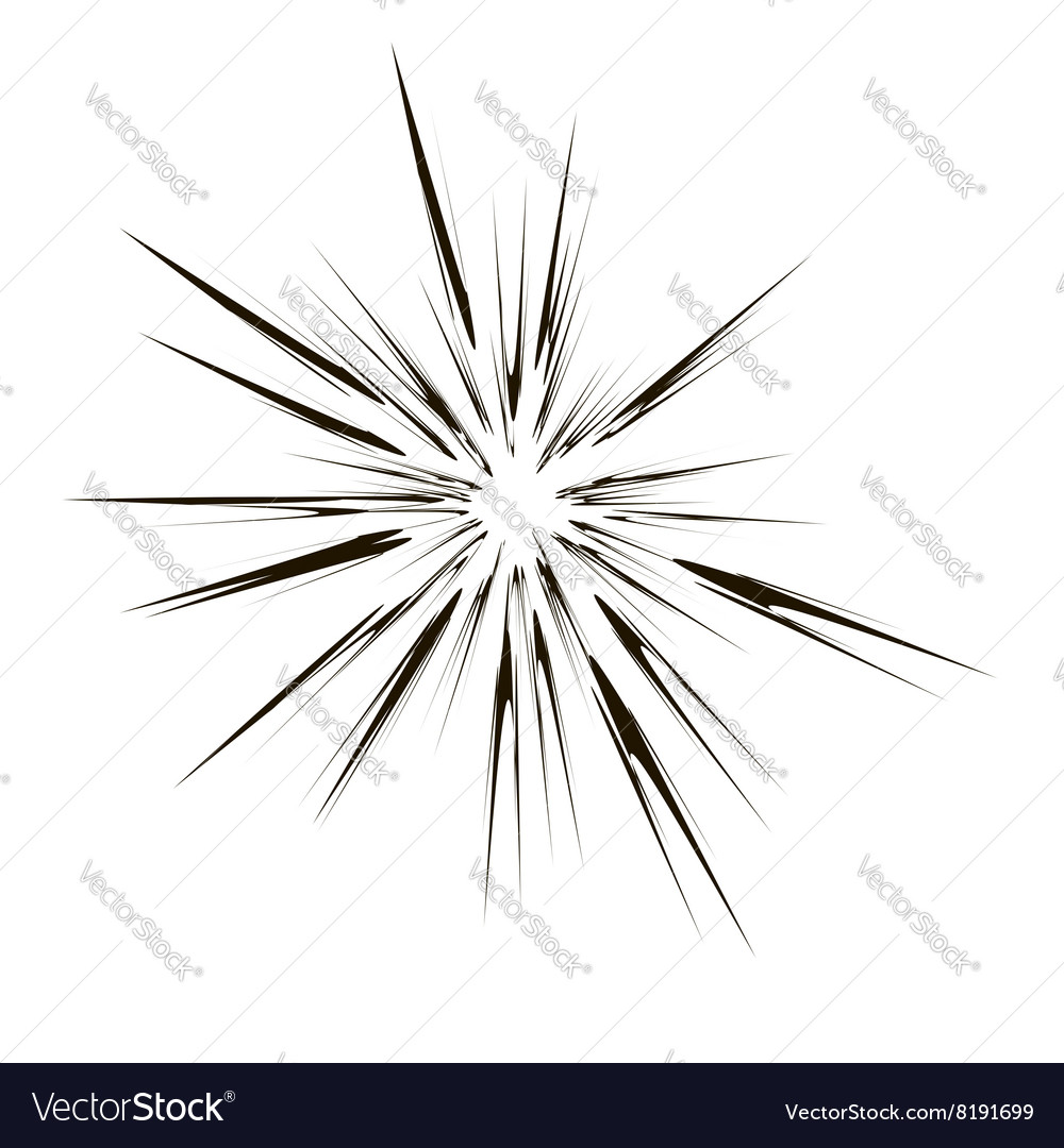 Explode flash cartoon explosion Royalty Free Vector Image