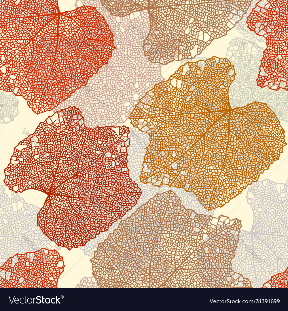 Fall seamless pattern Royalty Free Vector Image