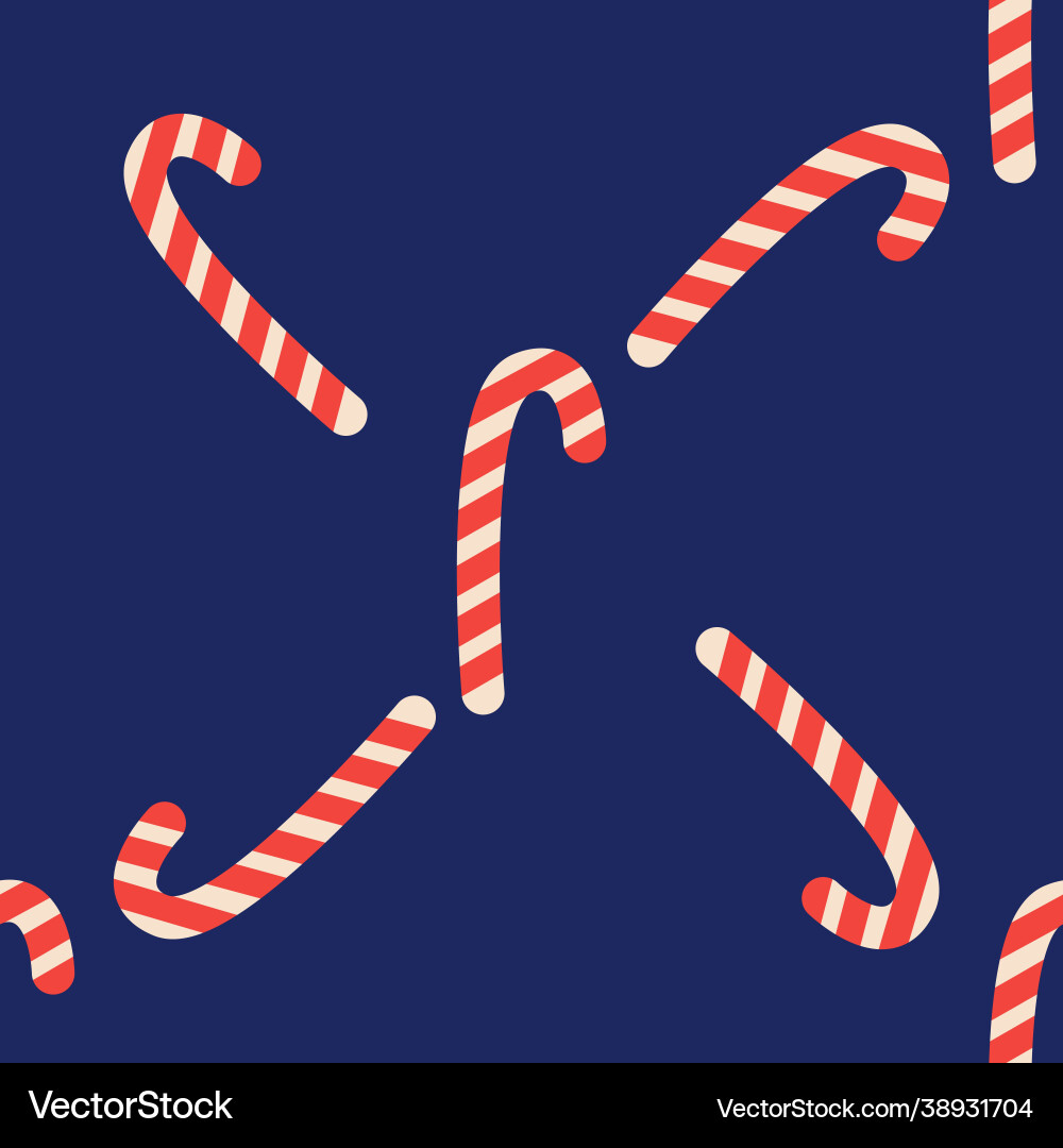 Christmas candy cane stripes seamless pattern Vector Image