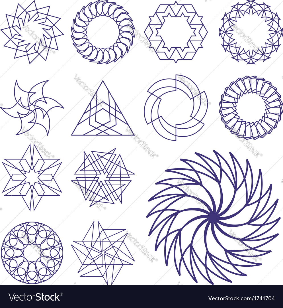 Graphic elements Royalty Free Vector Image - VectorStock