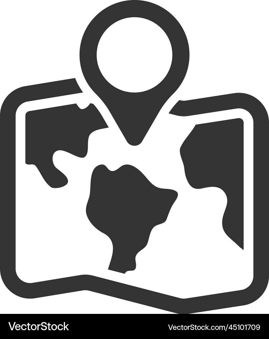 Location mark icon Royalty Free Vector Image - VectorStock