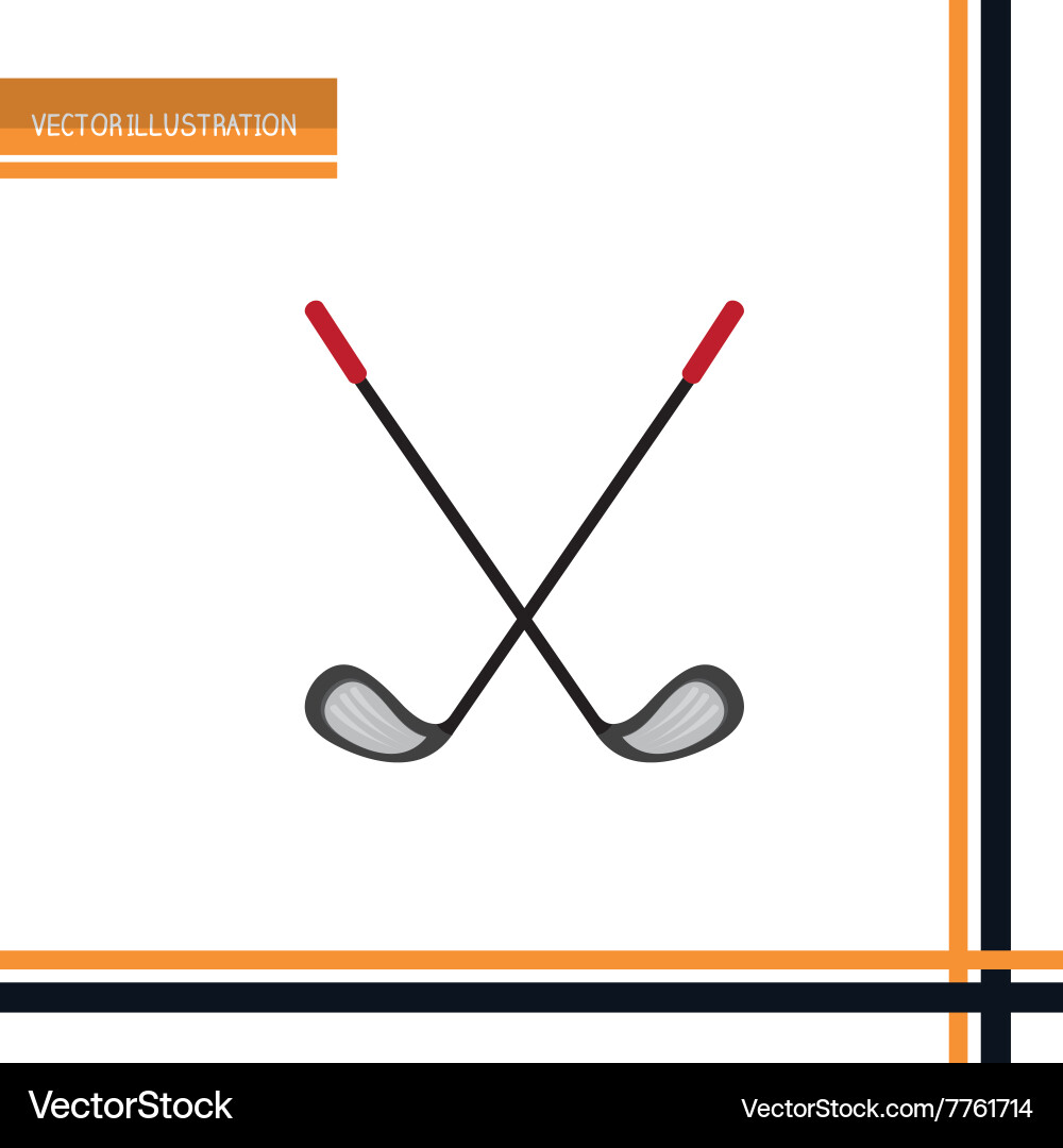 Golf club design Royalty Free Vector Image - VectorStock
