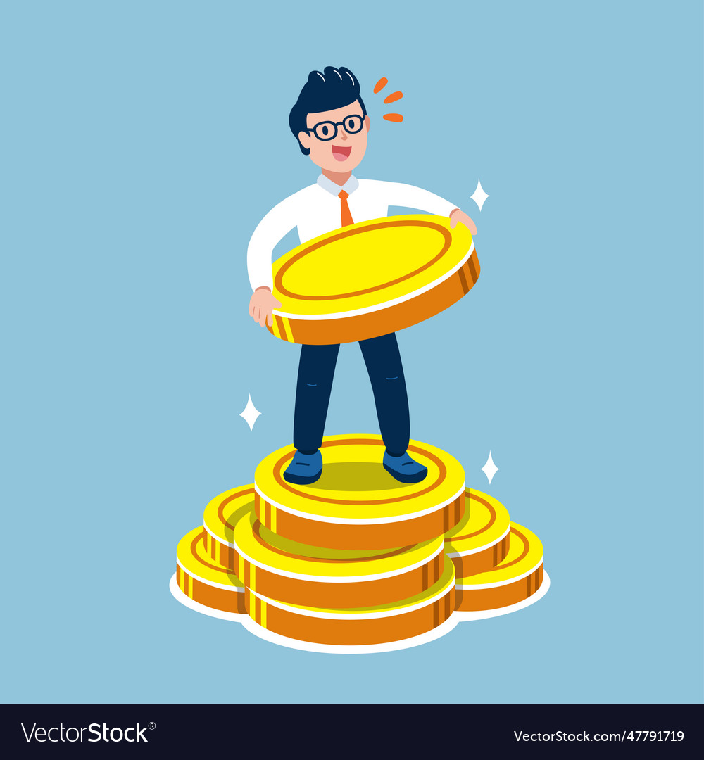 Business concept businessman Royalty Free Vector Image Business concept businessman Royalty Free Vector Image