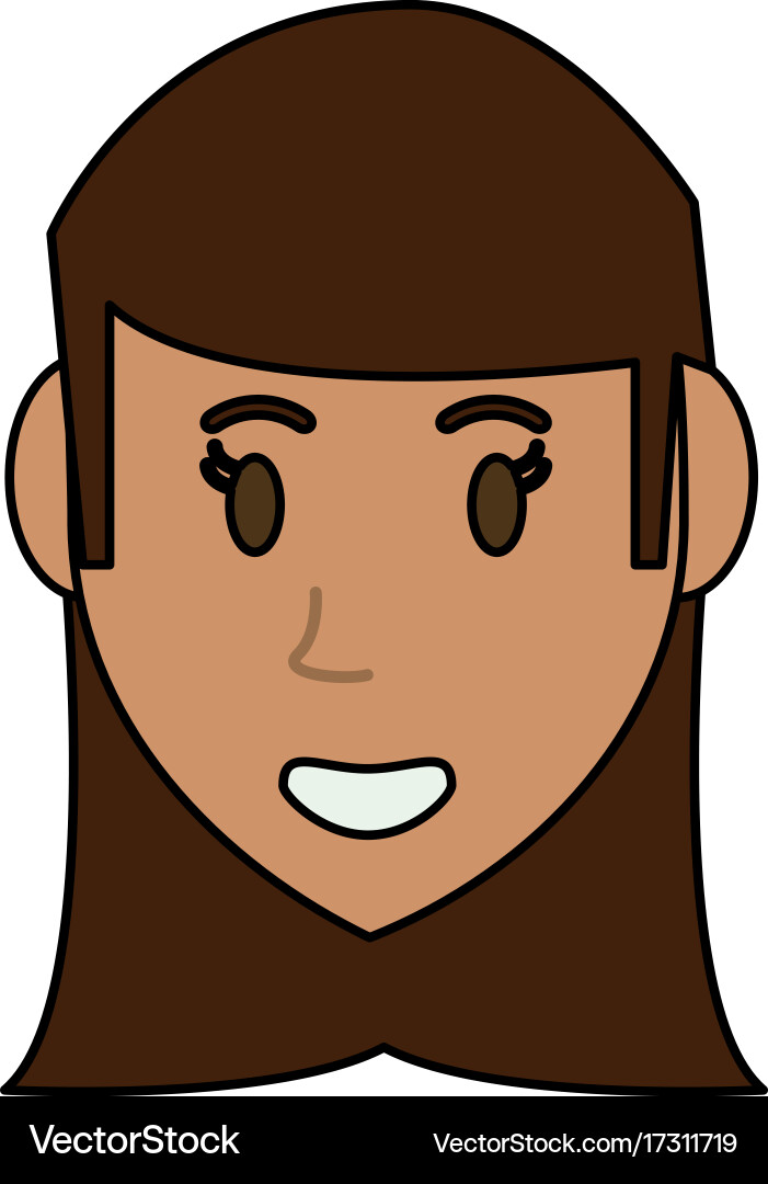 Happy woman icon image Royalty Free Vector Image