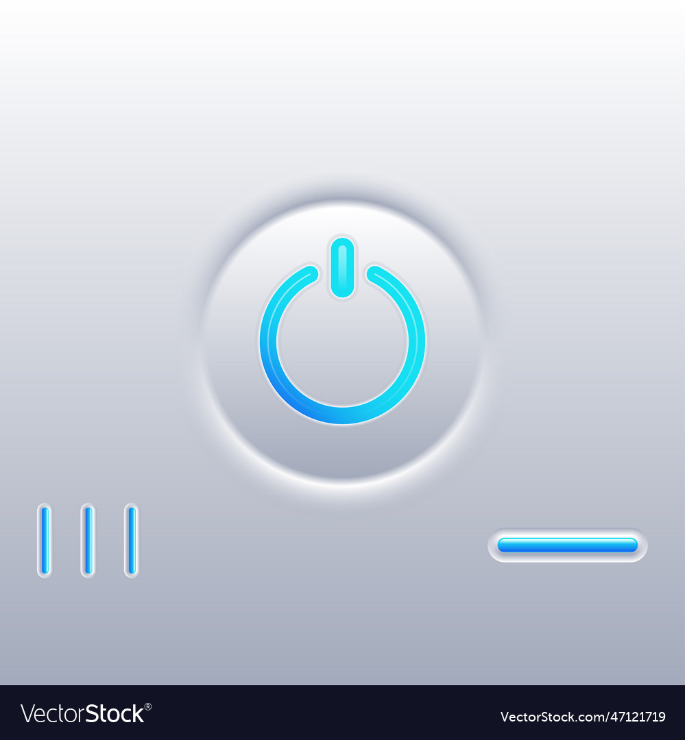 High tech switch button technology background Vector Image