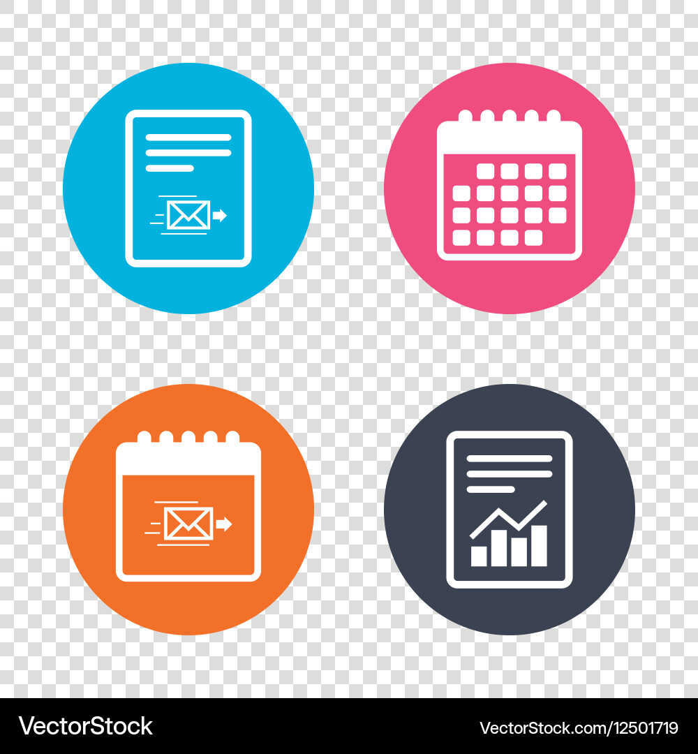 Mail delivery icon envelope symbol message Vector Image