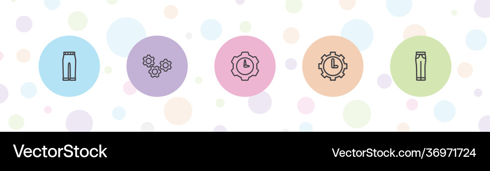 5 technical icons Royalty Free Vector Image - VectorStock