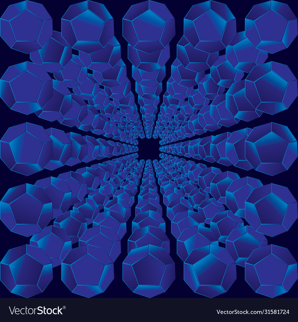 Abstract hexagons background Royalty Free Vector Image