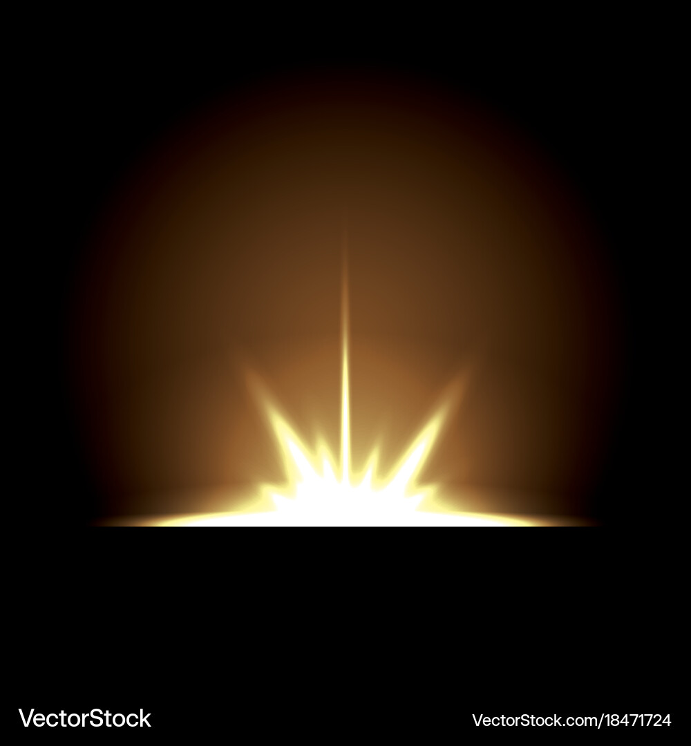 Decoration with golden lights Royalty Free Vector Image