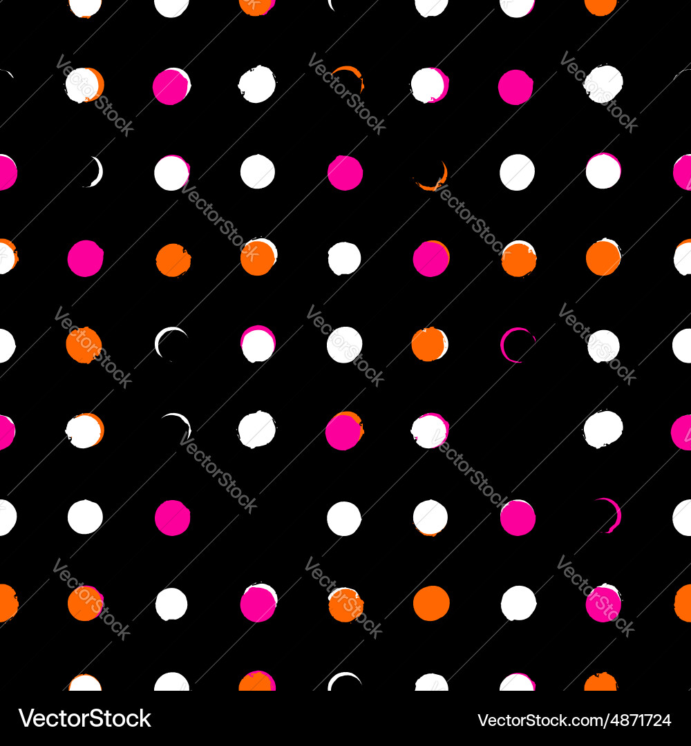 Polka dot pattern Royalty Free Vector Image - VectorStock