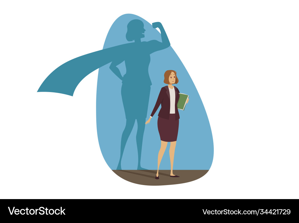 Business motivation superhero success Royalty Free Vector