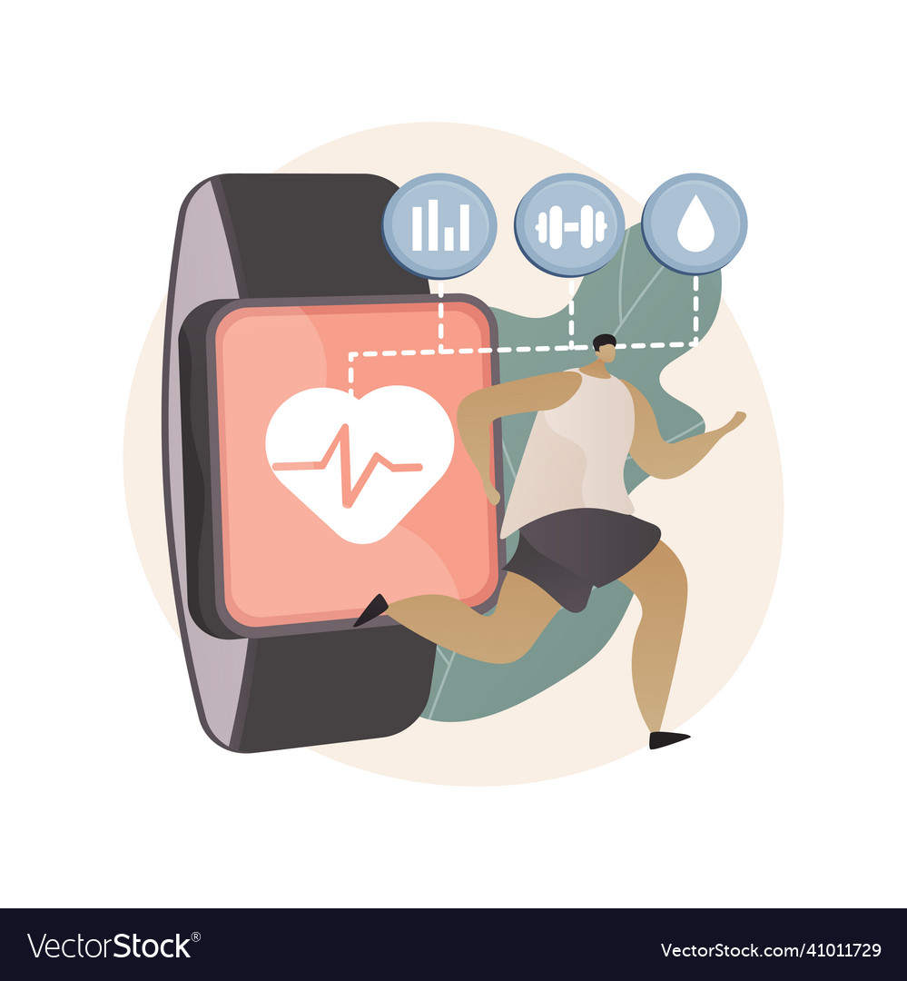 Healthcare trackers wearables and sensors abstract Healthcare trackers wearables and sensors abstract