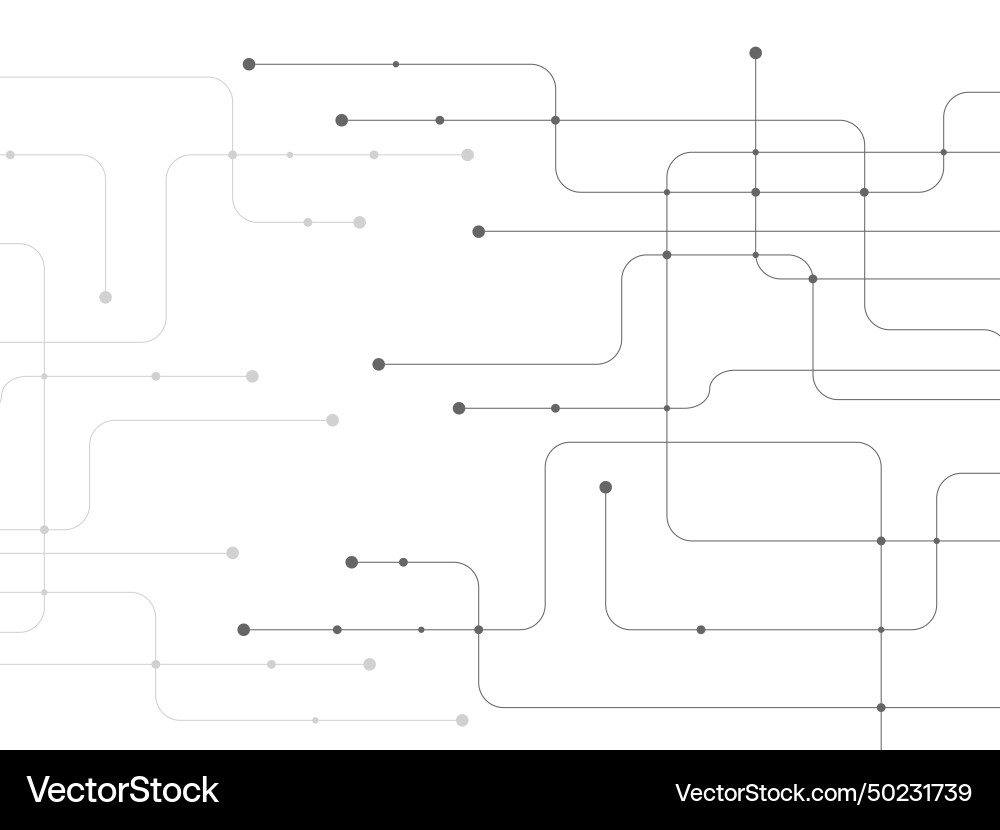 Abstract geometric background of engineering Vector Image