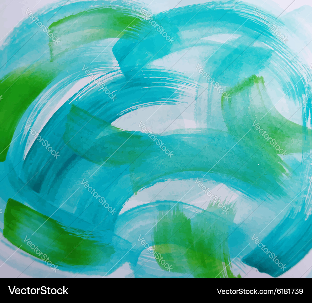 Colorful abstract watercolor Royalty Free Vector Image