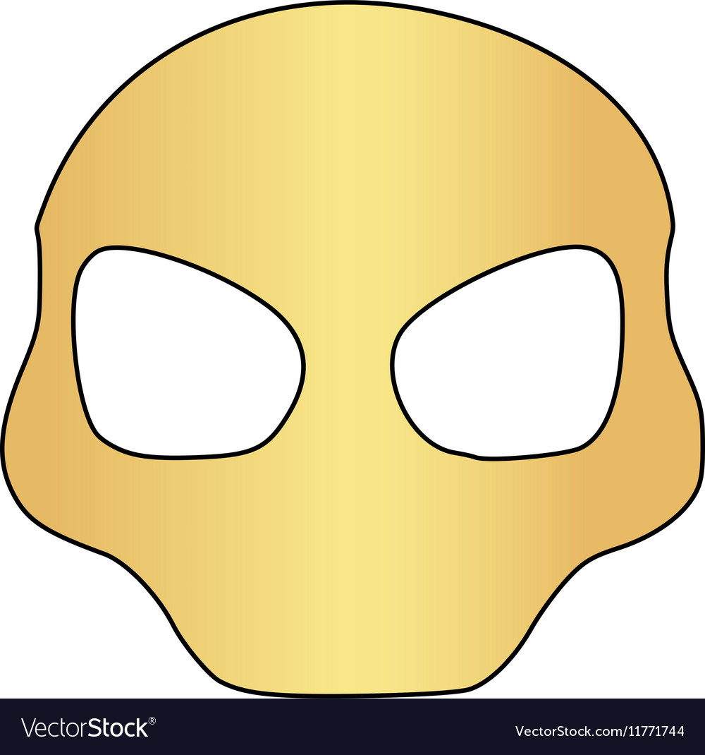 Alien head computer symbol Royalty Free Vector Image