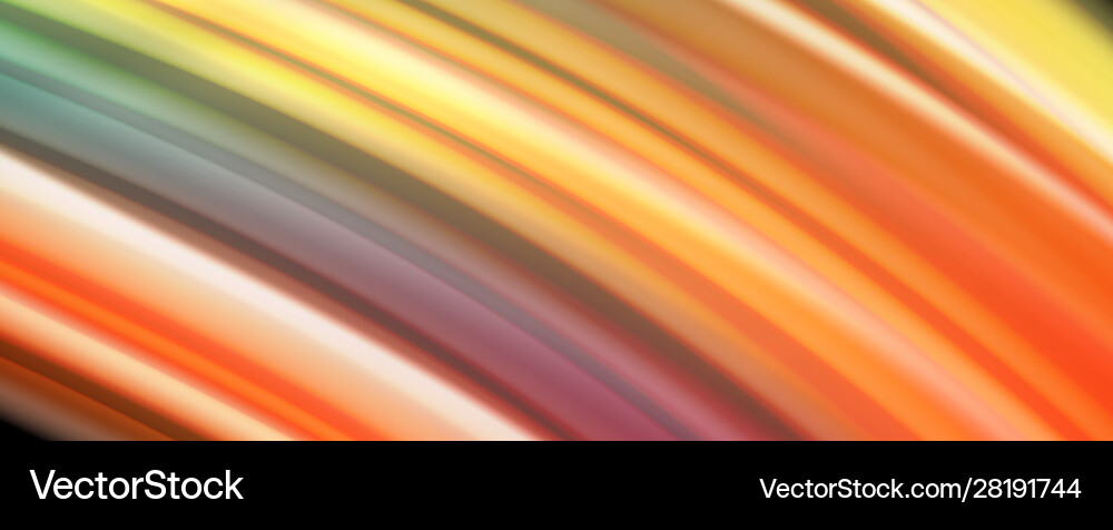 Flowing liquid colors - modern colorful flow Vector Image