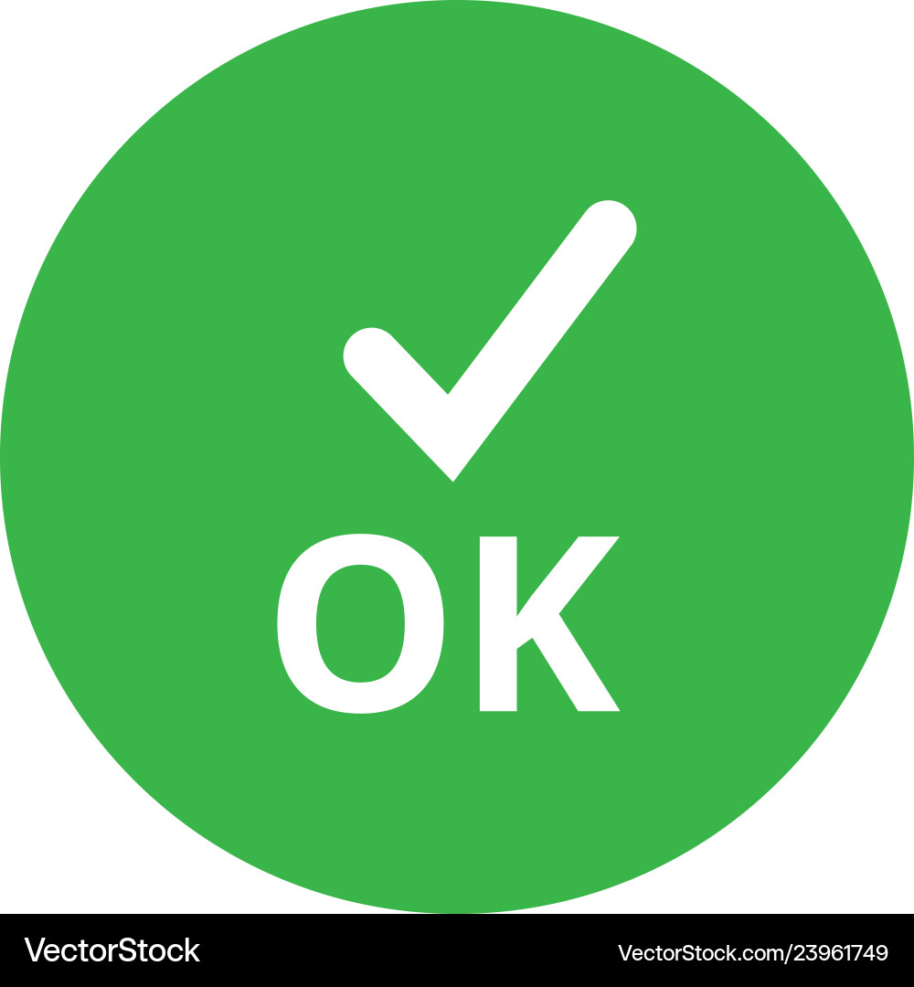 Check Mark Icon Design Template Isolated Vector Image