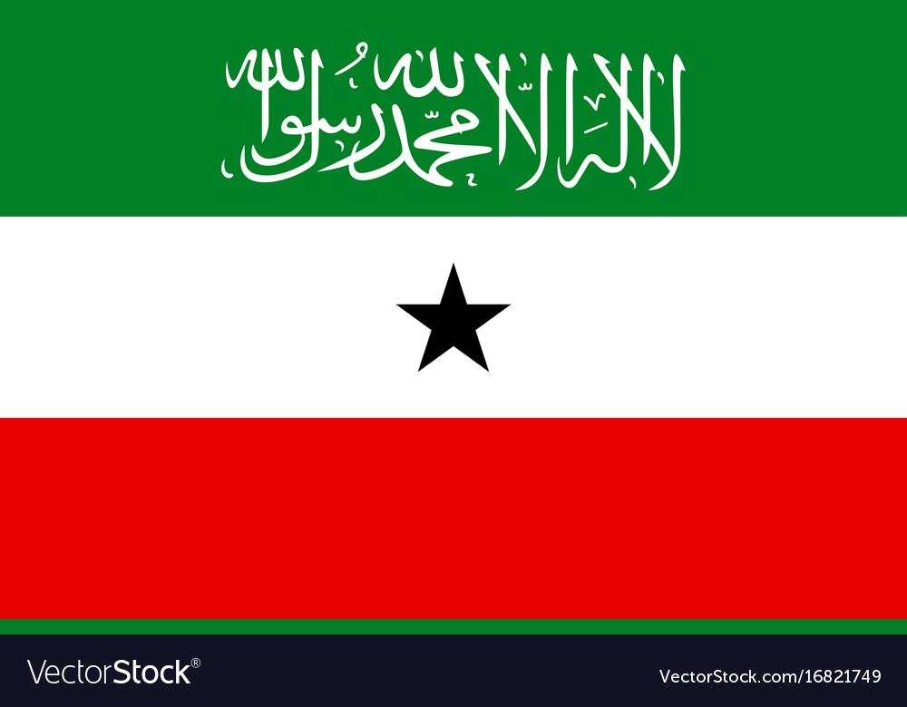 Flag of republic of somaliland Royalty Free Vector Image