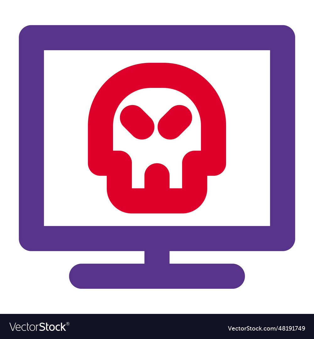 Malicious software placed on the system to commit Vector Image