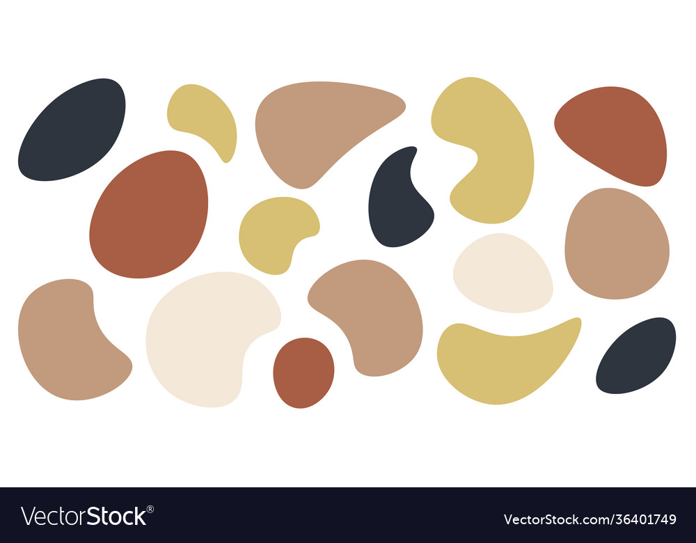 Random Blob Shapes Royalty Free Vector Image Vectorstock