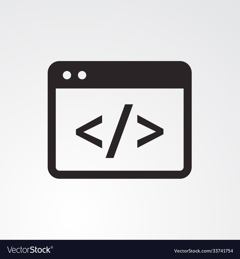 Coding icon Royalty Free Vector Image - VectorStock