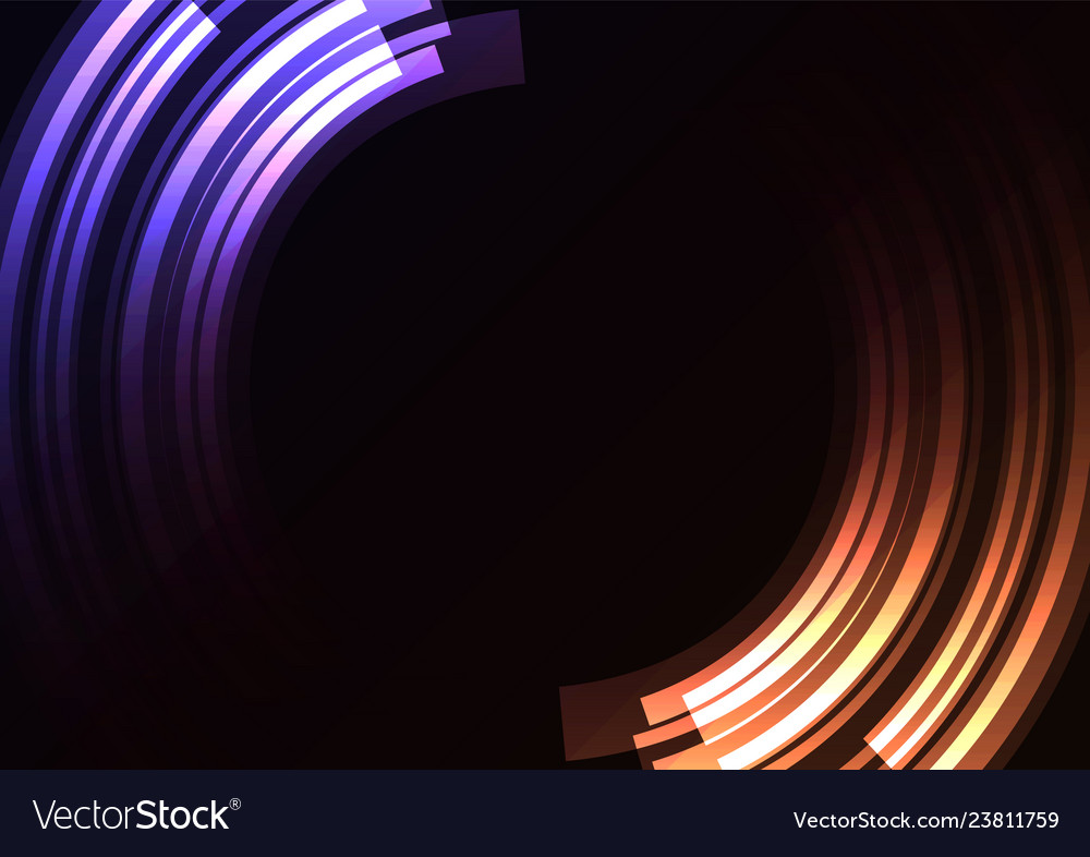Circle digital abstract sheet layer background Vector Image