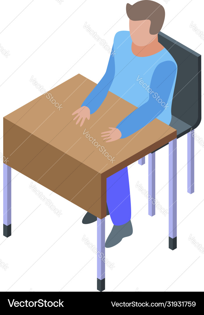 Foreign language classroom icon isometric style Vector Image