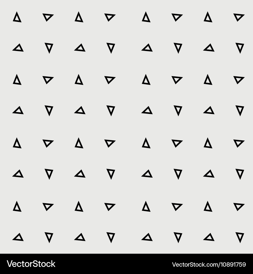 Pattern minimalist background triangle retro Vector Image