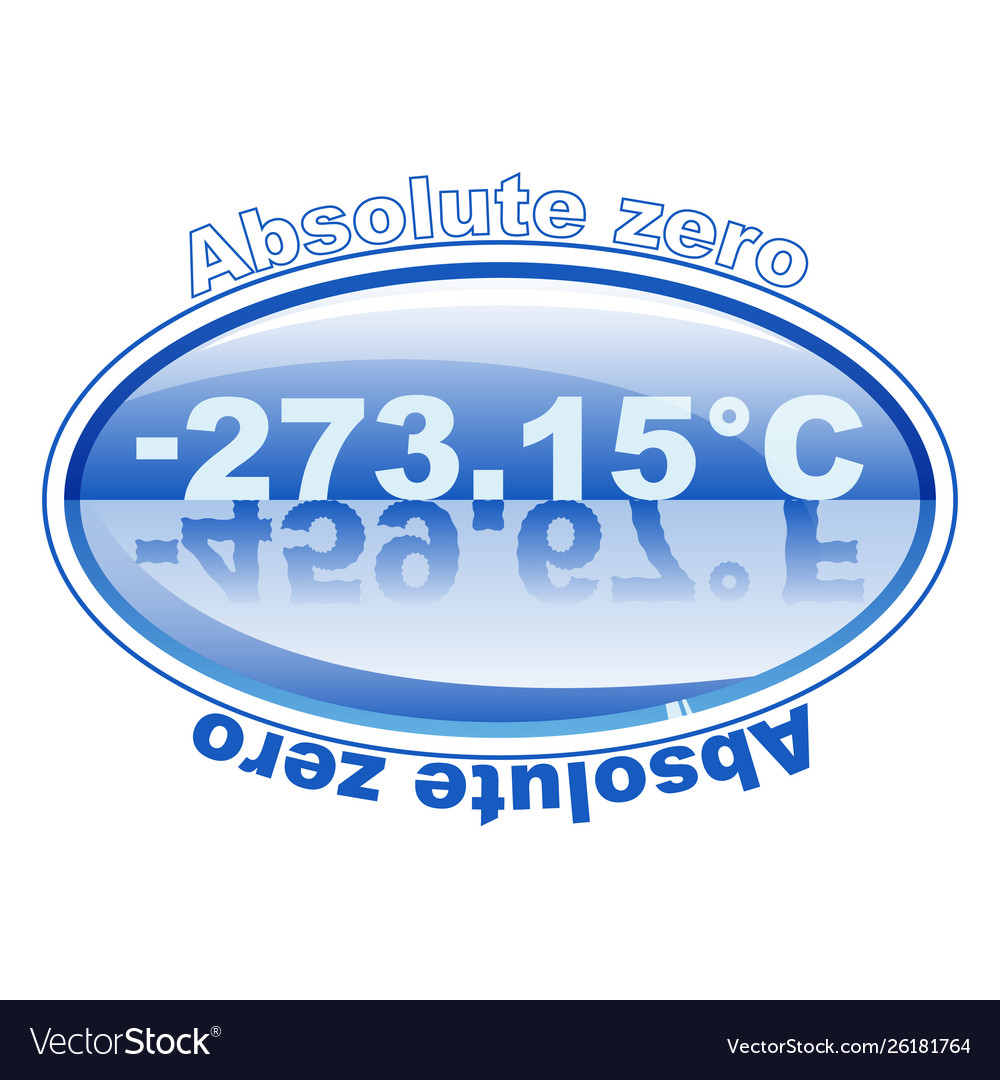 Absolute-zero Royalty Free Vector Image - VectorStock