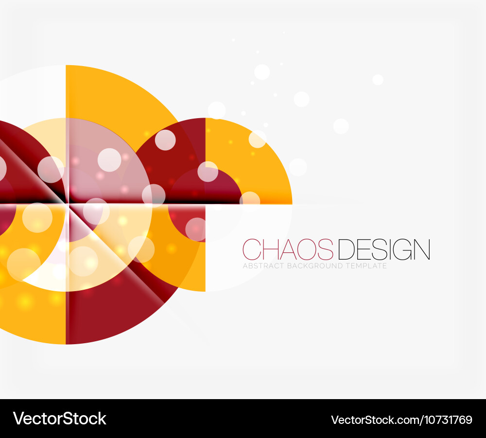 Abstract background with round shapes Royalty Free Vector