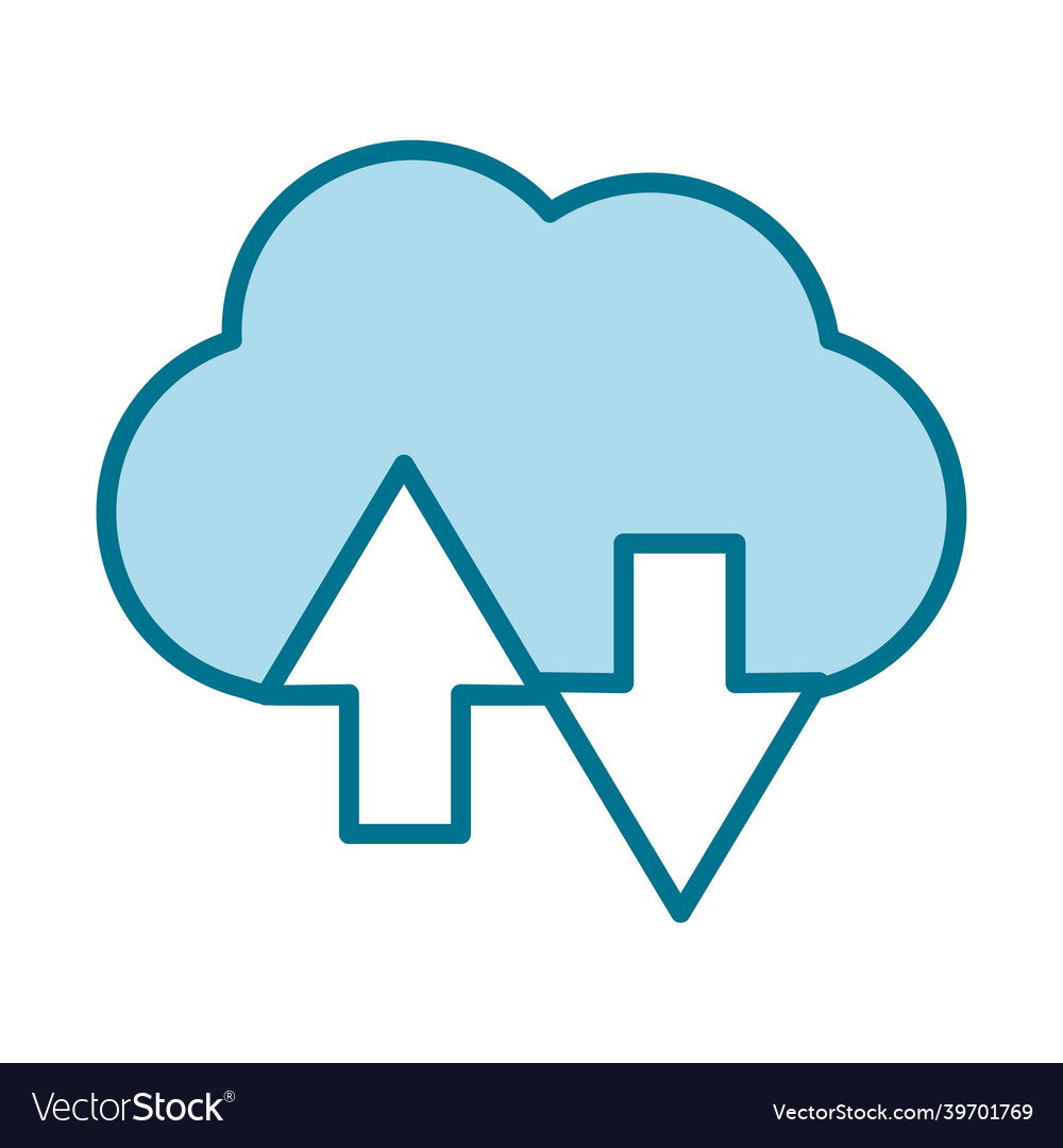 Cloud Computing Data Royalty Free Vector Image