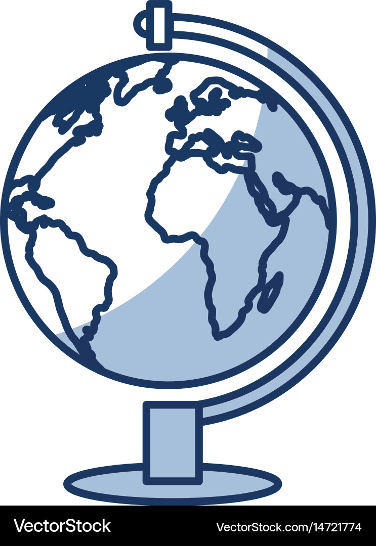 World planet earth icon Royalty Free Vector Image