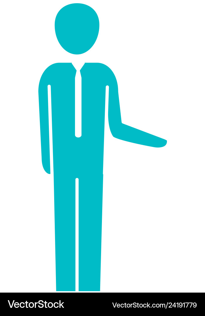 Man pictograph cartoon Royalty Free Vector Image